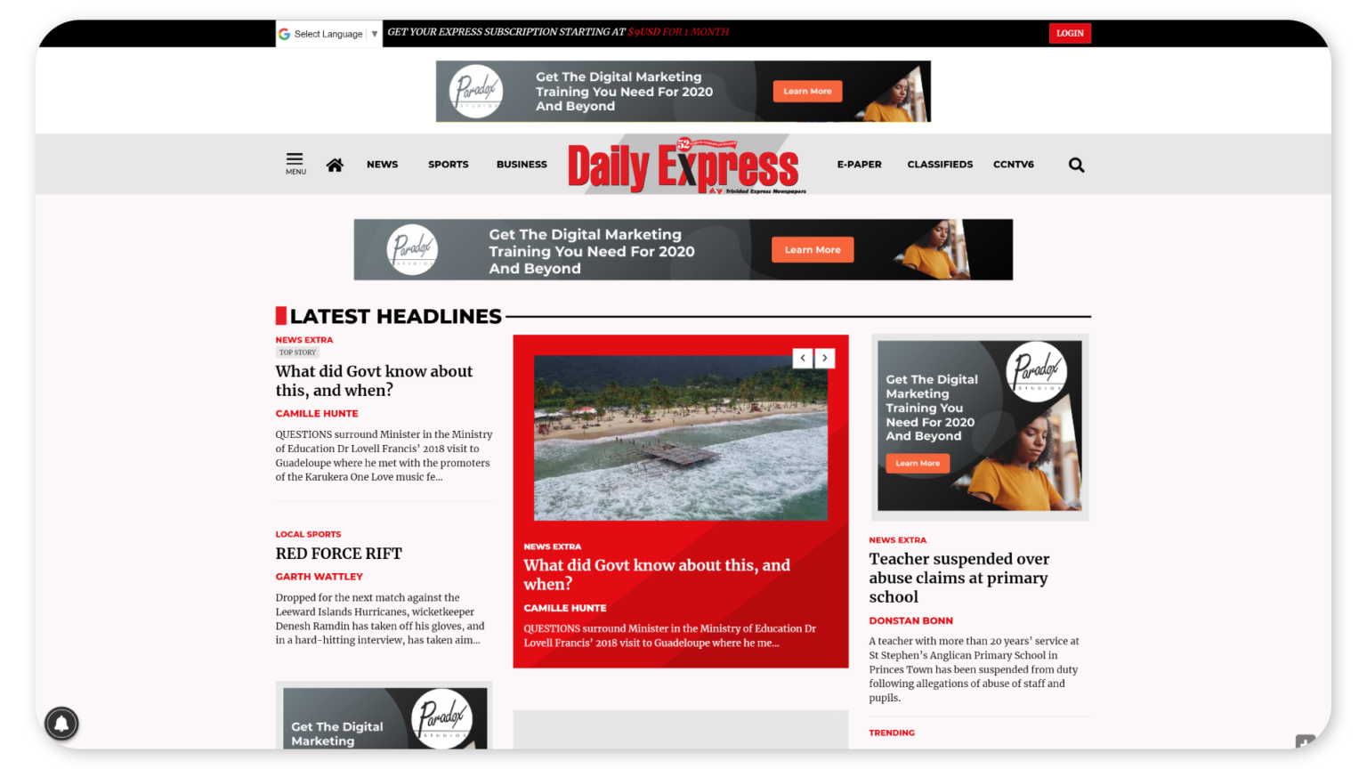 Google Ads Management • Paradox Studios TT | Website Design | Social ...